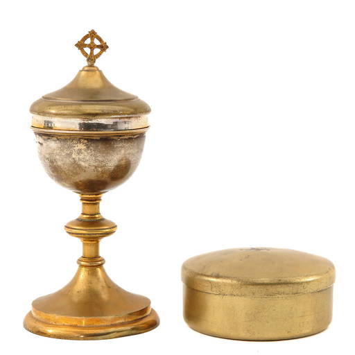 A Ciborium And Wafer Box