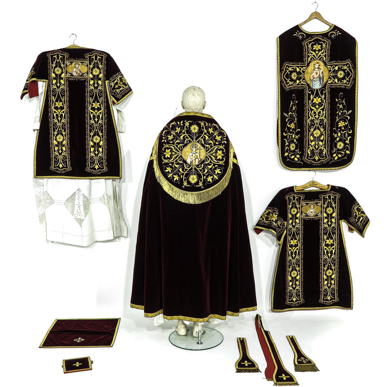 A Collection Of Religious Clothing And Vestments