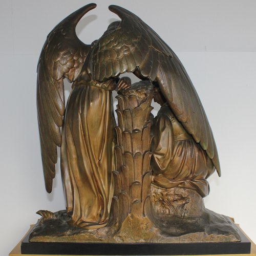 19th Century Vittoz & Fils Paris Bronze Clock with