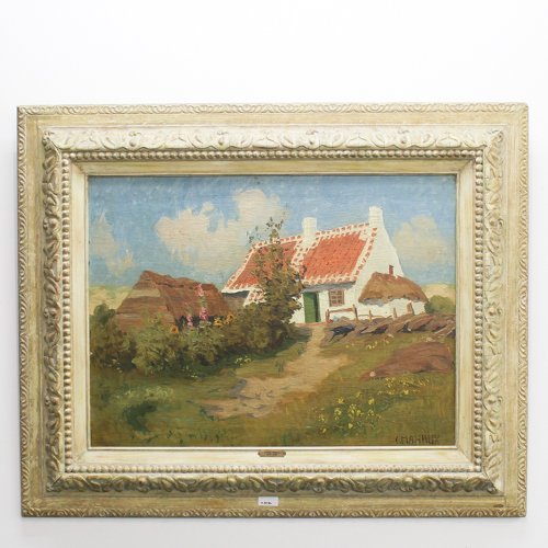 Signed Mahoux Oil On Canvas