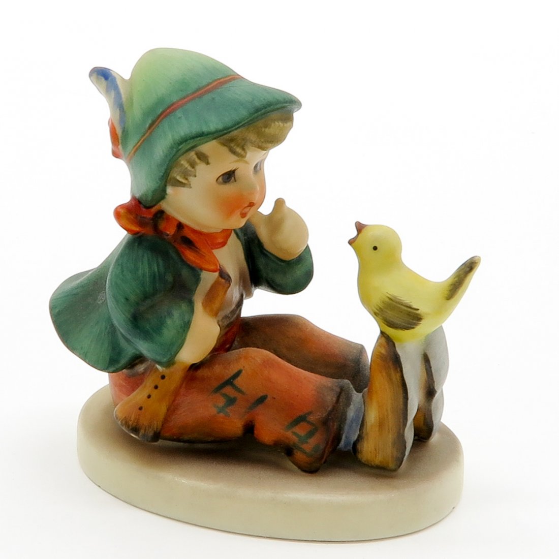 Hummel Figurine of Boy with Bird