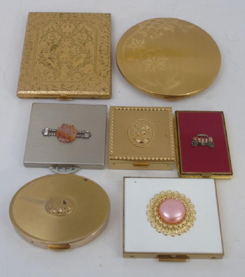 Collection Of Vintage Cigarette Cases & Compacts