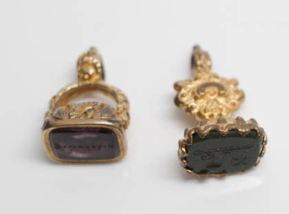 2 Victorian Watch Fobs