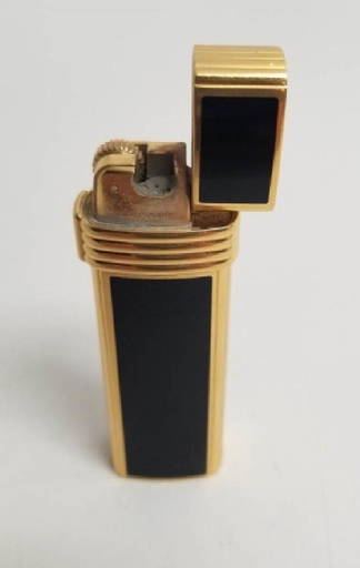 Vintage Christian Dior Swiss Gold & Enamel Lighter