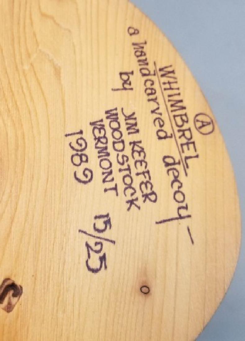 Jim Keefer Hand Carved / Hand Painted Decoy Statue