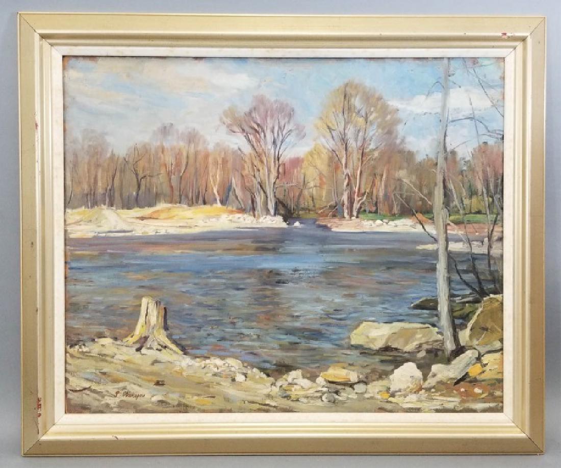 George Cherepov (1909-1987) Landscape w Lake