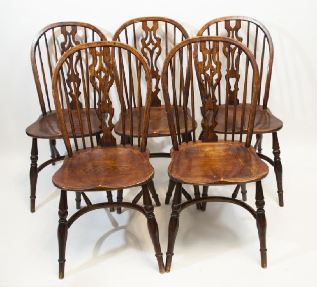 535: RUSSIAN STYLE CARVED WOOD SKELETON ROCKING CHAIR