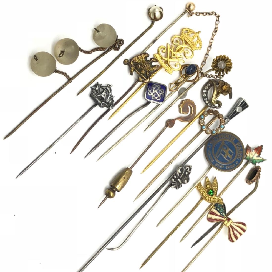 Sterling & Gold Filled Antique & Vintage Pins