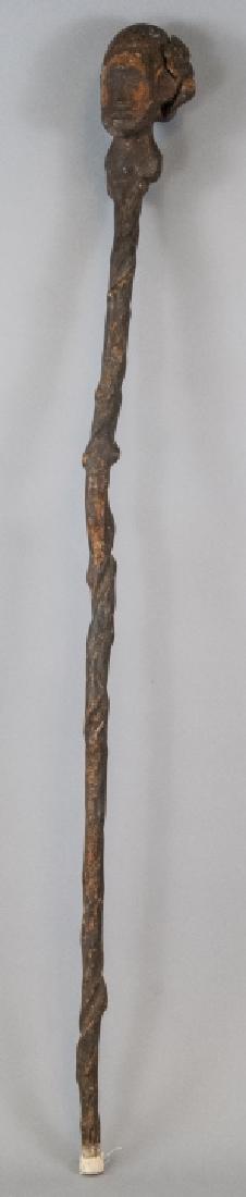 Vintage African Tribal Cane / Walking Stick