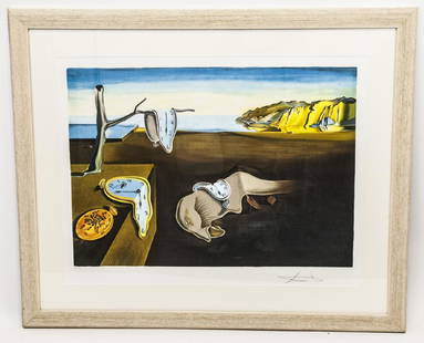 Salvador Dali Persistence Of Memory Lithograph
