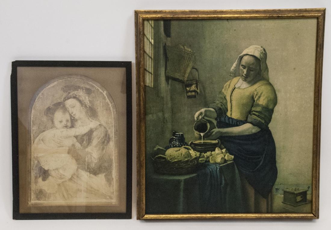 Framed Prints Madonna Child, The Milkmaid, Vermeer
