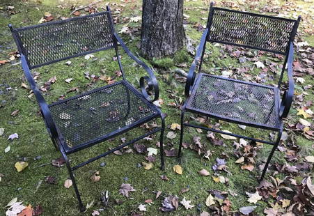 Vintage Metal Wire Garden Chair