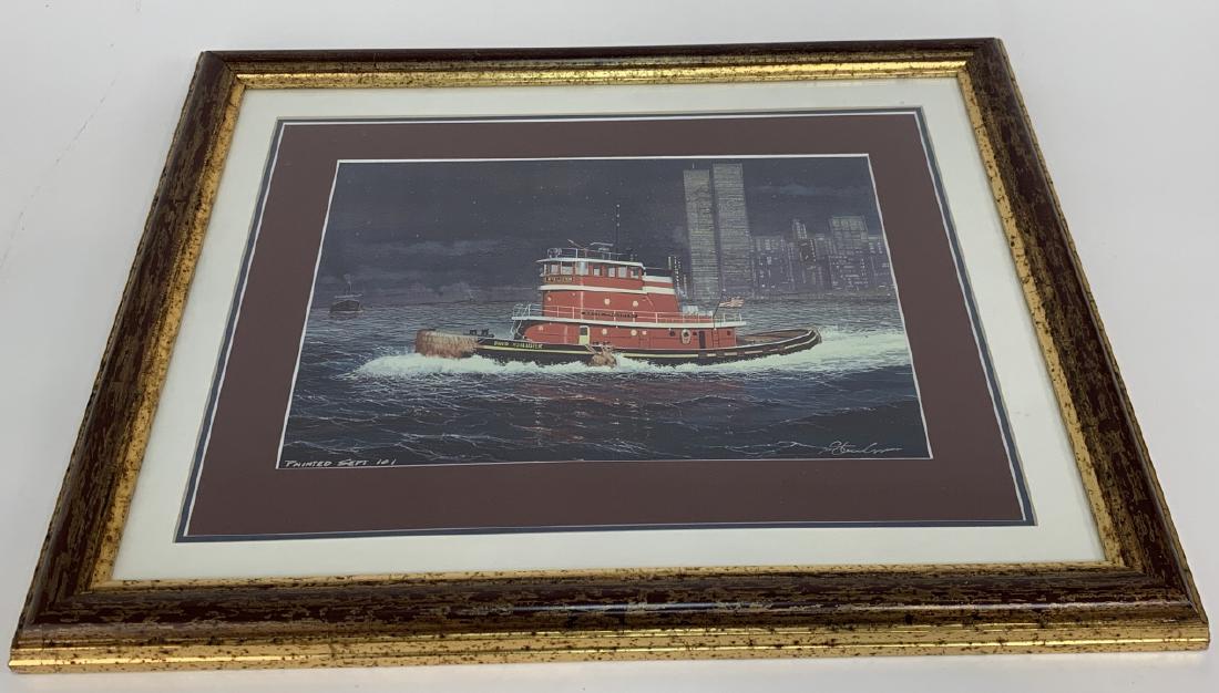 Steven Cryan Signed Print Of S.i Tug Mcallister