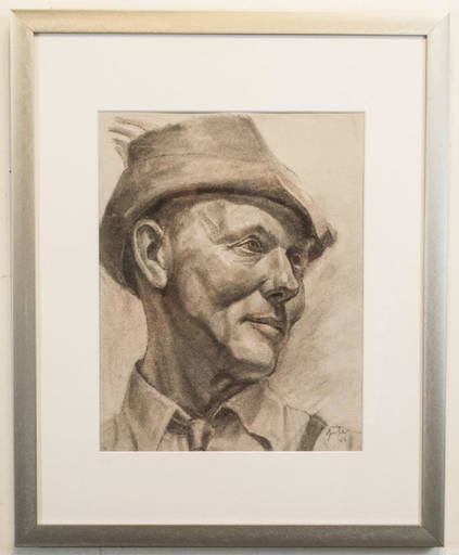 Robert Goodnough Signed Original Self Portrait