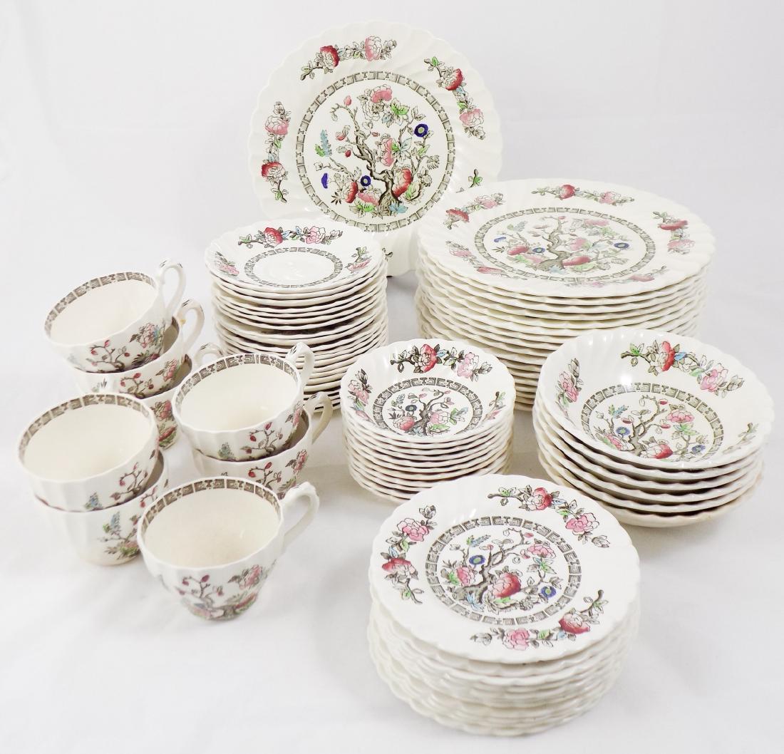 Myott Staffordshire Indian Tree Plate Set