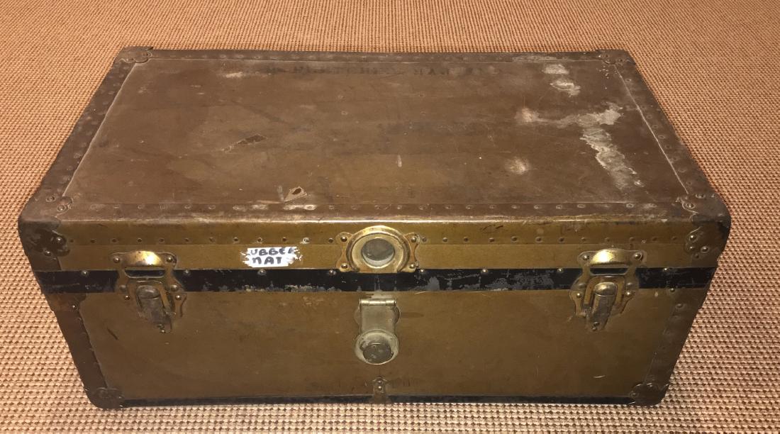 Antique World War One Soldier's Trunk