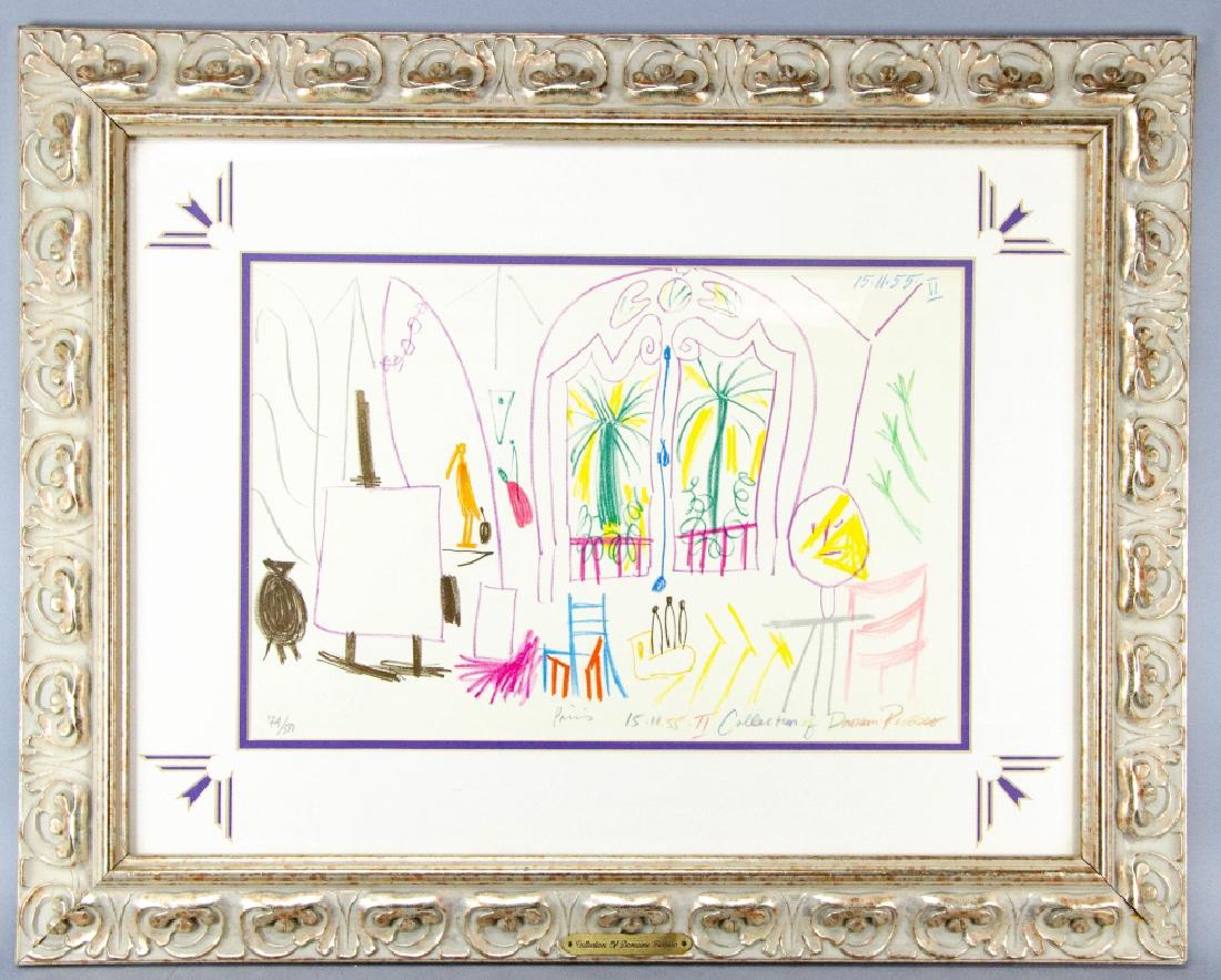 Pablo Picasso "Red Period 1955 II" Lithograph