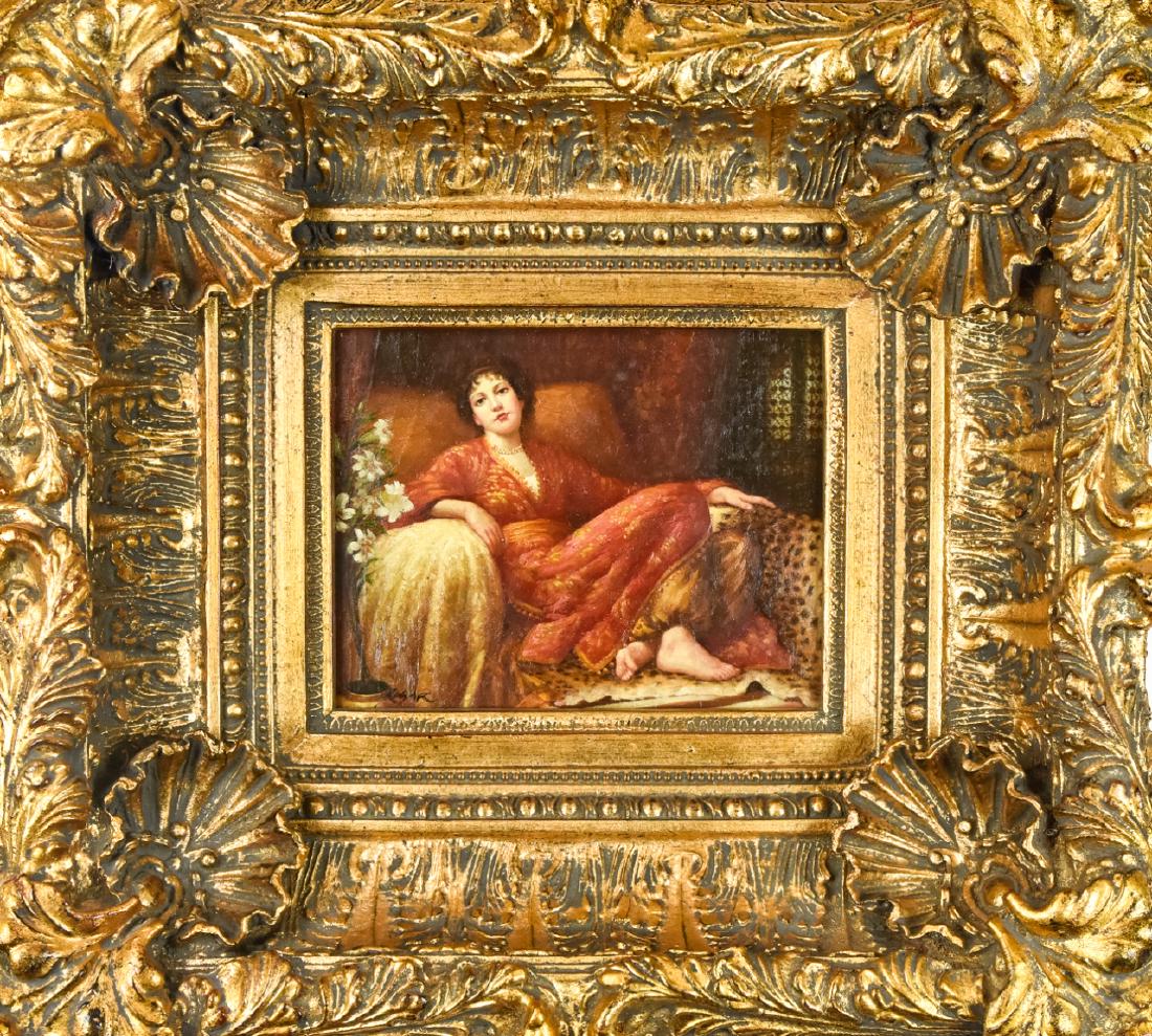 Rogar Reclining Odalisque Oil Painting