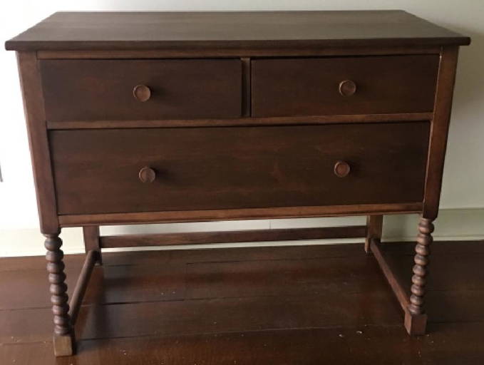 Antique English Style Buffet / Console Table