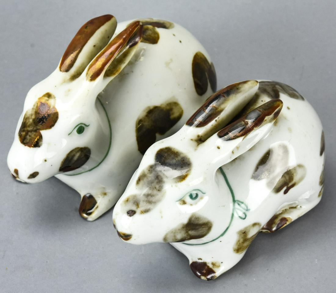 Pair Chinese Porcelain Rabbit Statues - Dec 15, 2019 | Greenwich ...