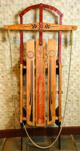 Vintage Gladding Champion Fastback Snow Sled
