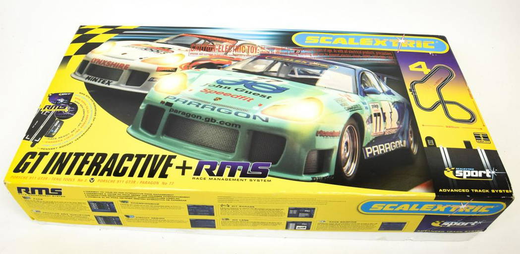 Scalextric Porche 911 Gt Interactive Rms Race Set