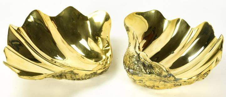 Vintage Clam Shell Console