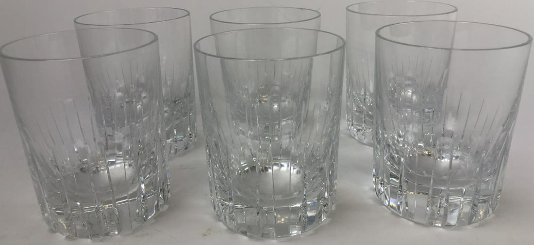6 Vintage Baccarat France Cocktail Rocks Glasses
