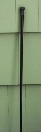 Art Nouveau Silver Topped Cane / Walking Stick