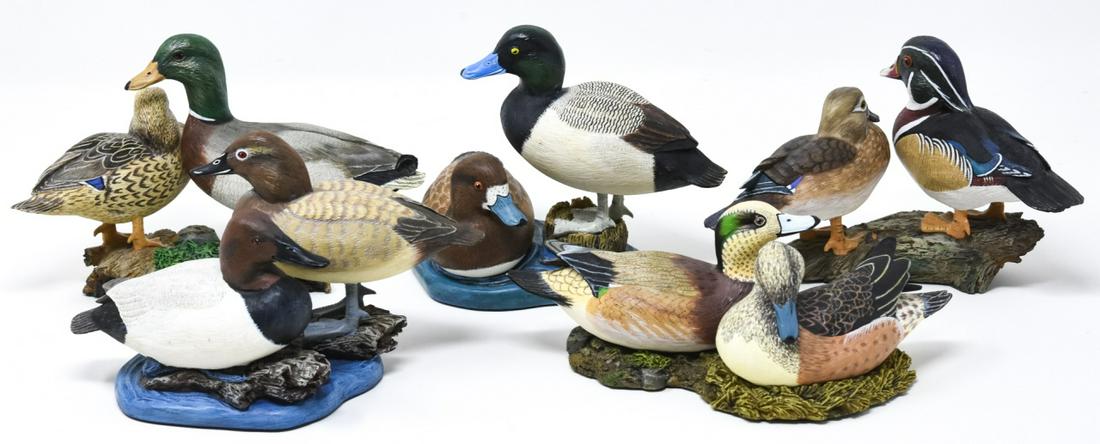 Collection George Kruth Danbury Mint Duck Statues