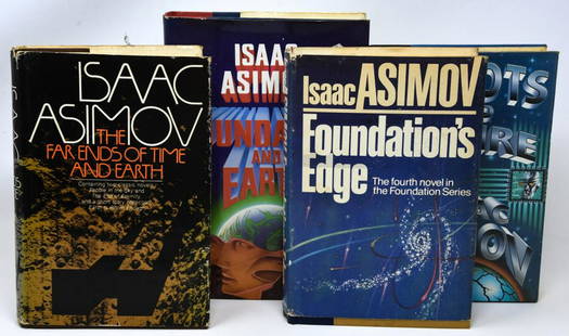 Four Books By Isaac Asimov Incld First Editions