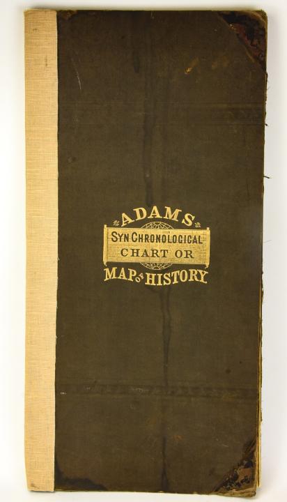 Antique Adams Syn Chronological Map Of History