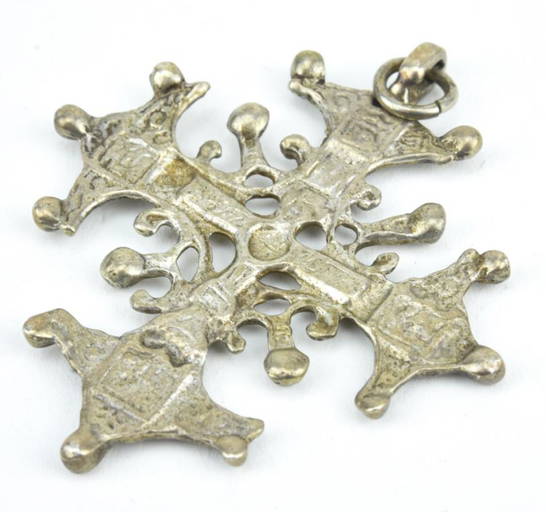 Vintage Italian Peruzzi Style Sterling Cross