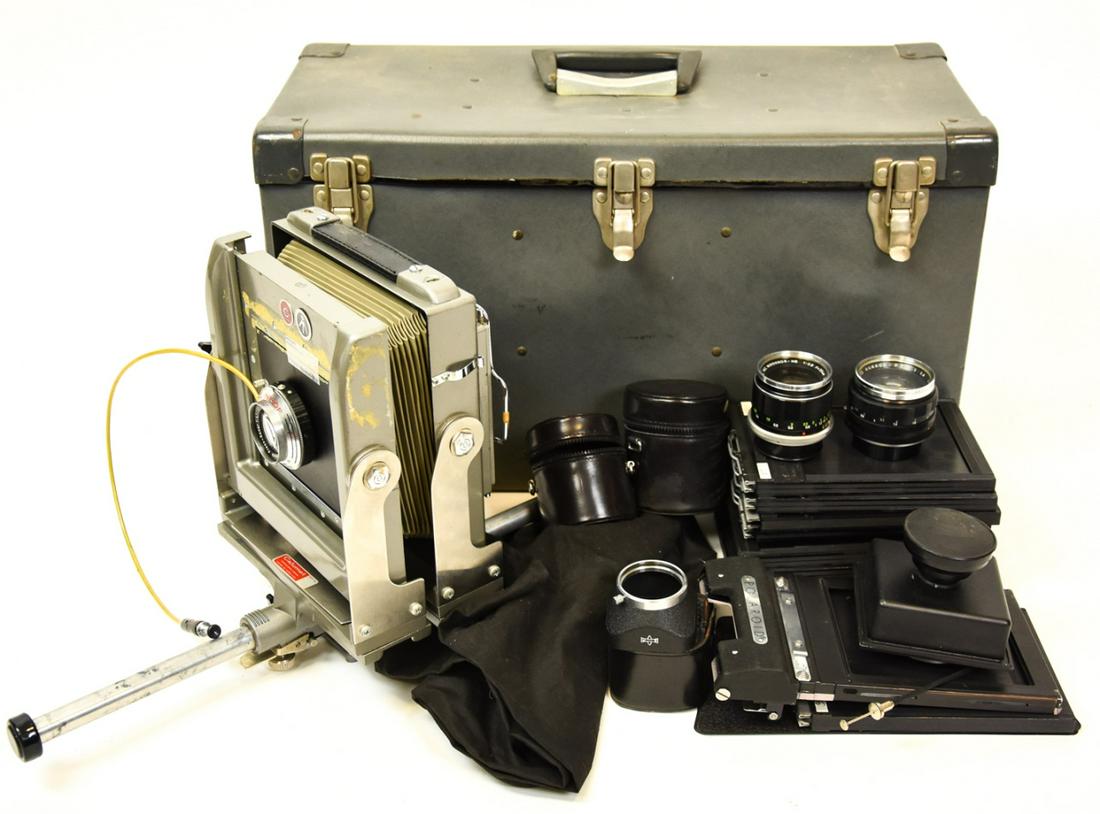 Vintage Linhof Calumet 4 X 5 Monorail View Camera