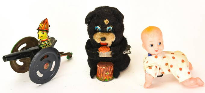 Vintage Wind Up Toy Babies & Baby Dolls