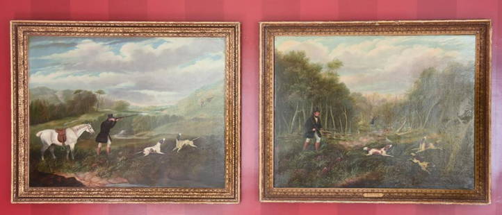 Pair Of Oil Paintings By Audrey Mayfield