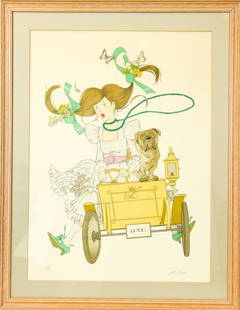 Philippe H. Noyer (french 1917 1985) Signed Lithograph