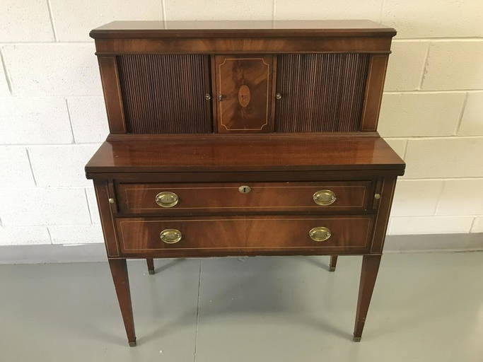Antique Centennial Hepplewhite Secretary Desk