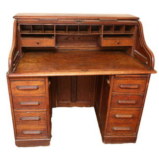 Antique Davis Cabinet Co. Nashville Secretary Desk