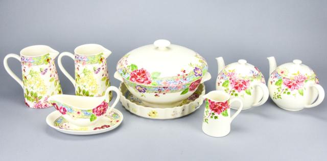 Gien France Millefleurs Porcelain Serving Pieces