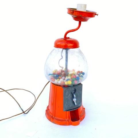 Vintage 1960s Gumball Lamp
