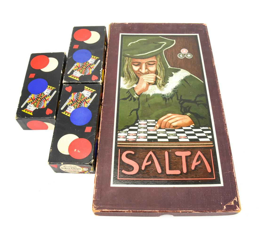 Antique Salta German Board Game
