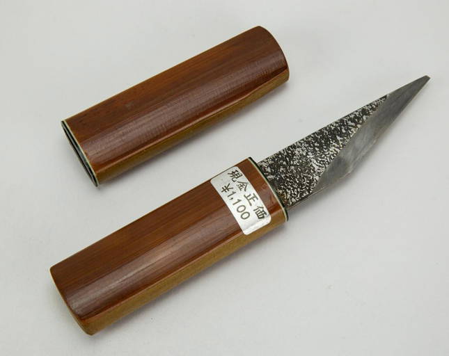 Japanese Marking Knife With Cover Handle Blade