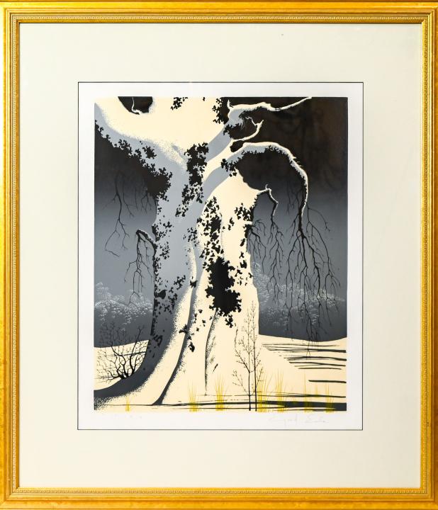 Eyvind Earle In The Background Artist Proof 2/5