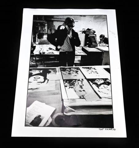 Nat Finkelstein Signed Black & White Photograph