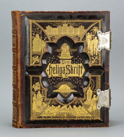 1889 Antique German Bible Den Heliga Skrift (#0397) on Mar 09, 2023 ...