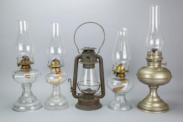 Collection Antique Oil Lanterns