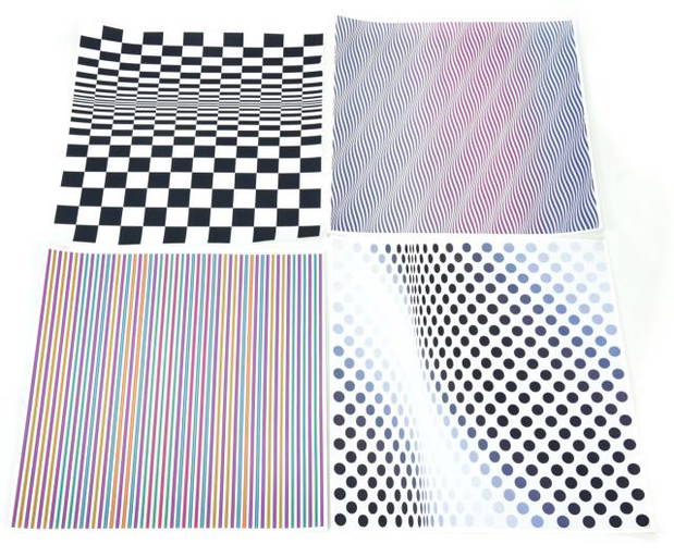 Collection 4 Bridget Riley Posters Including Pause