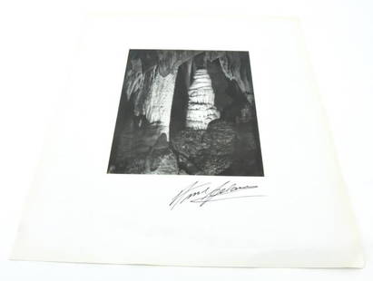 Signed Ansel Adams Iceberg Photolithograph