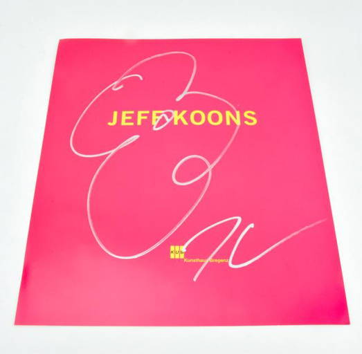 Signed Jeff Koons Kunsthaus Bregenz Poster